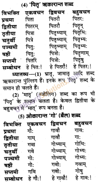 UP Board Solutions for Class 9 Sanskrit Chapter 3 शब्द-रूप प्रकरण ...