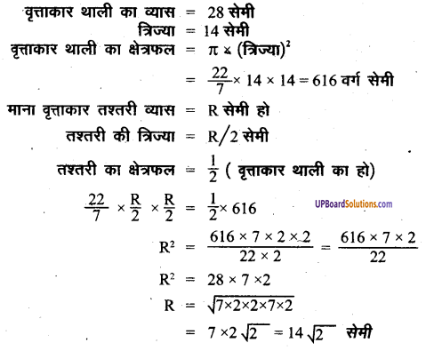 UP Board Solutions for Class 8 Maths Chapter 18 क्षेत्रमिति (मेंसुरेशन ...